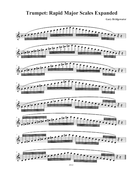 Trumpet: Trumpet: Rapid Major Scales Expanded